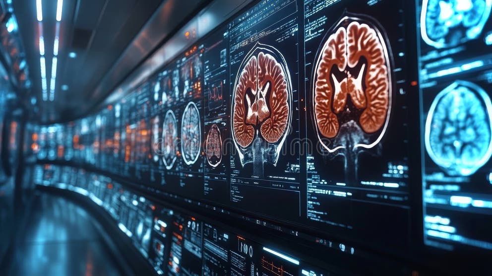AI Technology Analyzes Cerebral Scans To Predict Stroke Risks Effectively Stock Photo - Image of ...