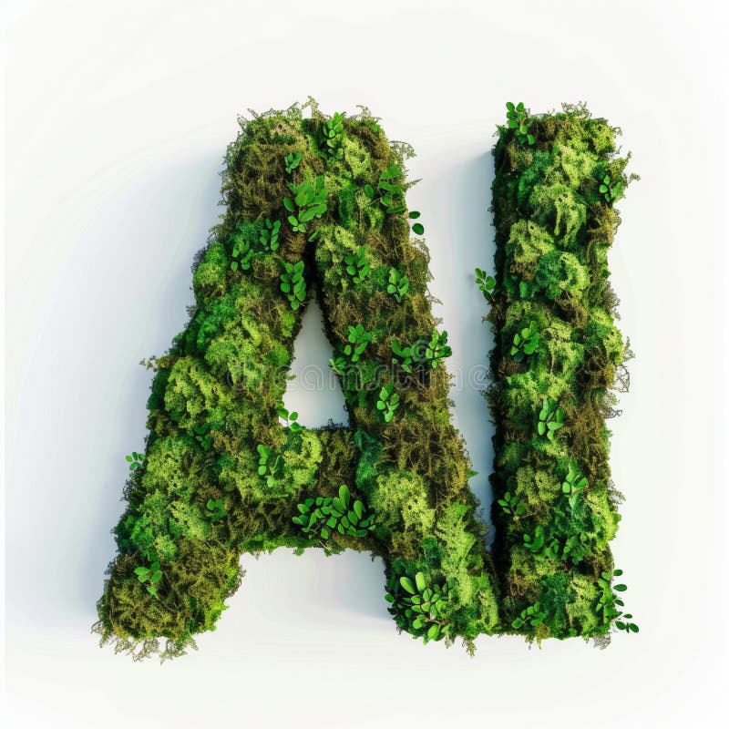 AI Technology for a Better Sustainable Ecosystem Stock Illustration ...