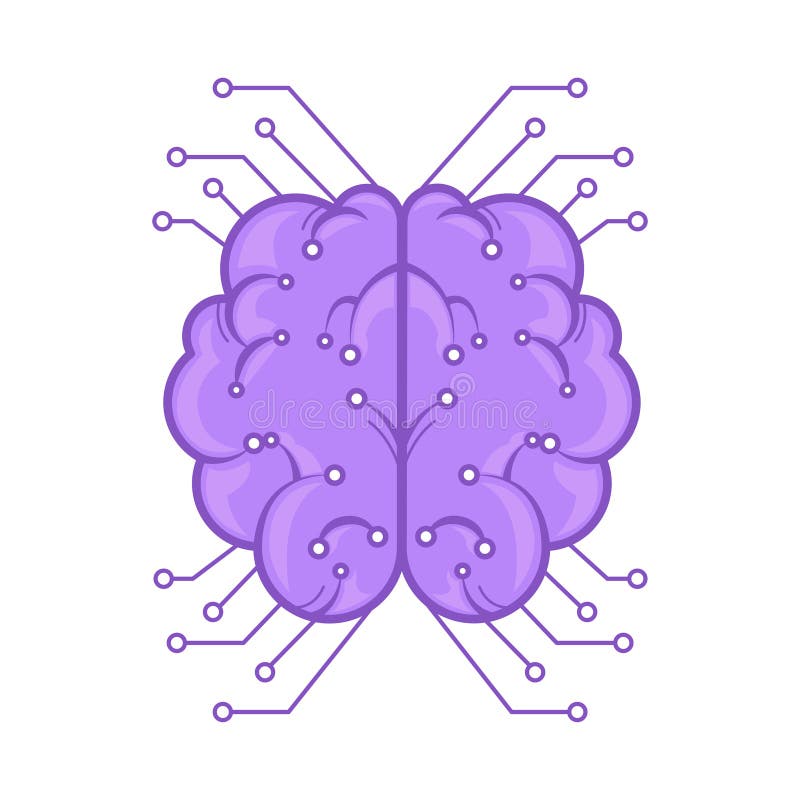 Ai technology brain stock vector. Illustration of circuit - 357593095