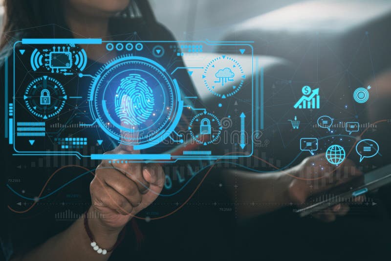 Ai Technology. Business Using Network Connection Technology, Share Data ...