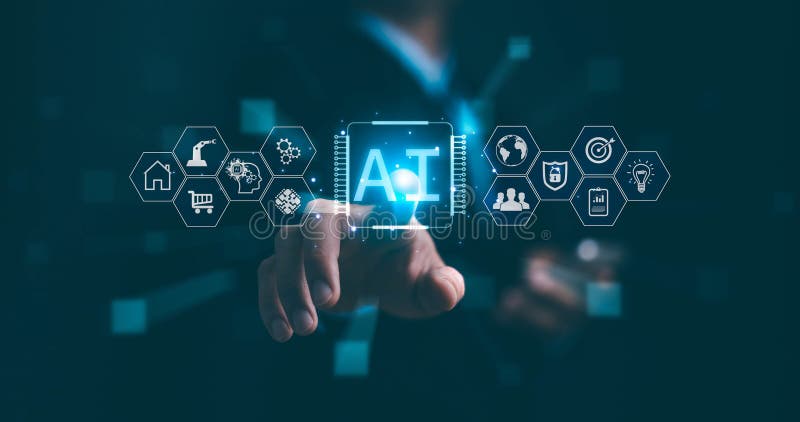 Ai Technology Concept, Artificial Intelligence Tool, Automation Data ...