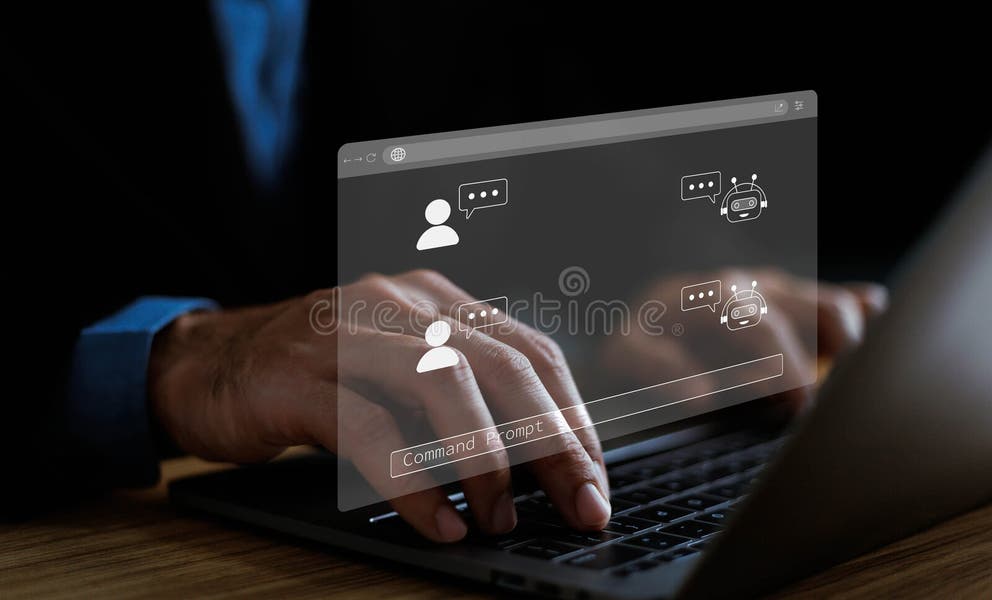 Ai Technology Concept, Chatbot Chat with AI, Artificial Intelligence ...