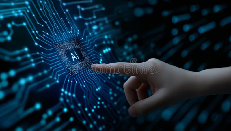 AI Technology Finger Touching Circuit Board with Neural Network and ...