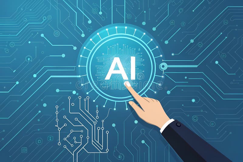 AI Technology: Human Interaction with Artificial Intelligence Stock ...