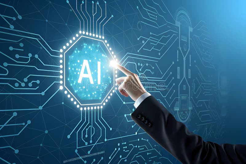 AI Technology: Human Interaction with Artificial Intelligence Stock ...