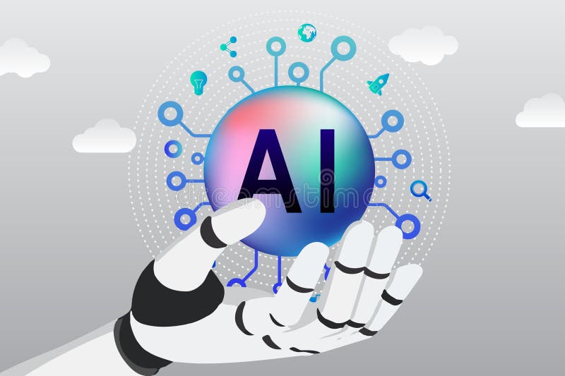 AI Technology Innovative Applications Vector Infographic. Artificial ... AI Technology Innovative Applications Vector Infographic. Artificial ...