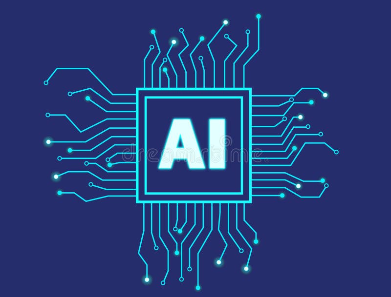 AI Technology with Path, Artificial Intelligence, AI Processor, Ai ...