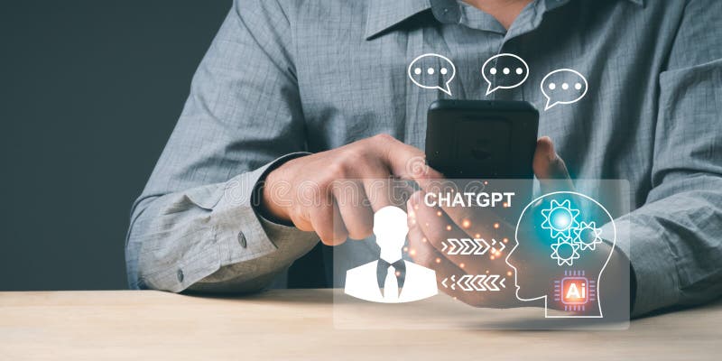 Ai Technology System. Futuristic Technology, Robot in Online System ...