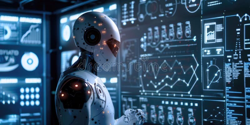 Futuristic Artificial Intelligence Technology Background Featuring ...