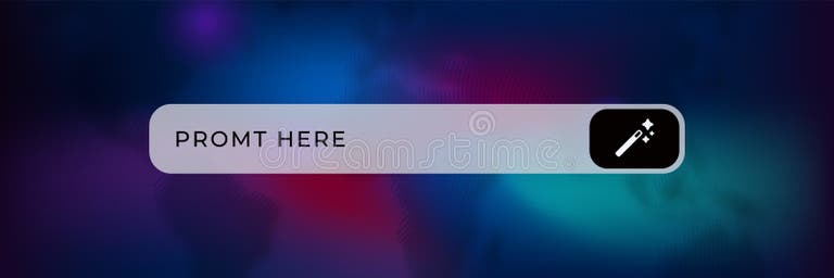 Ai Text Input Bar with Magic Wand Icon for Enhanced User Interaction ...