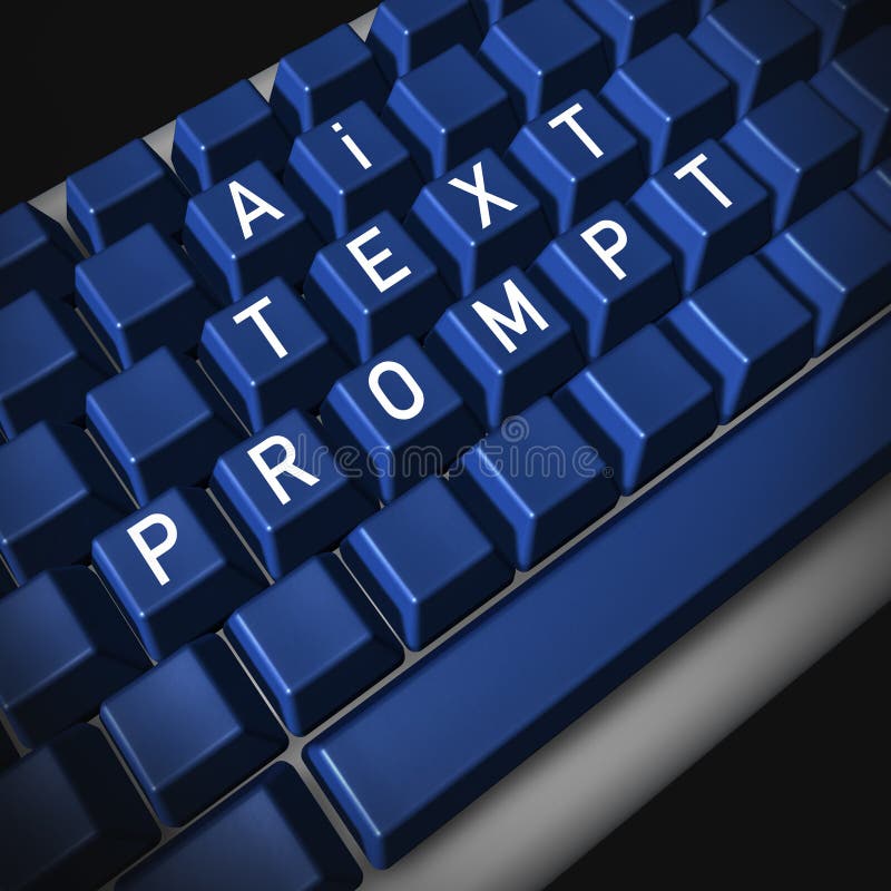 AI Text Prompt stock illustration. Illustration of concept - 292183264