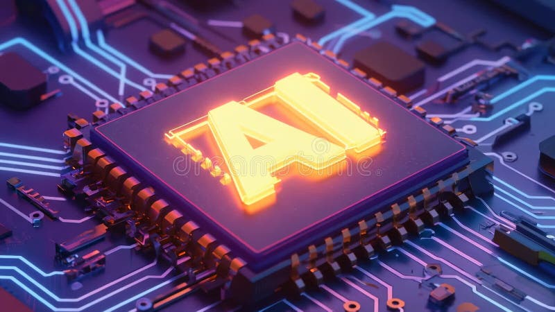 Futuristic AI Circuit Board Design for Technology Innovation Concepts ...