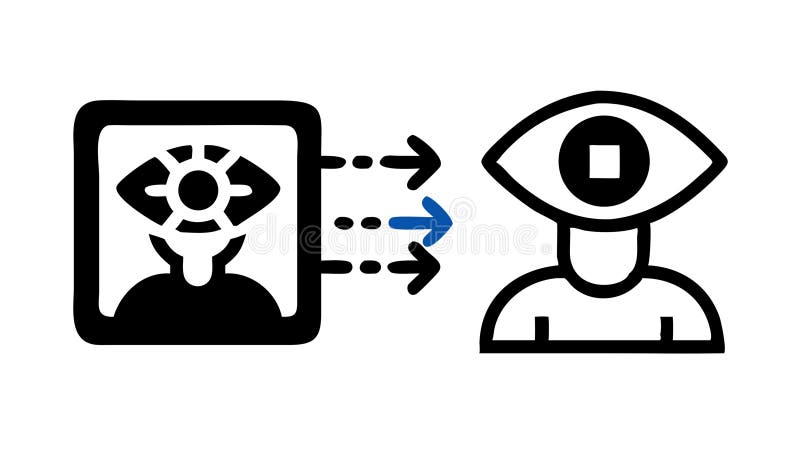 AI To Human Knowledge Transfer Vector Icon, Vector Design Generative AI ...