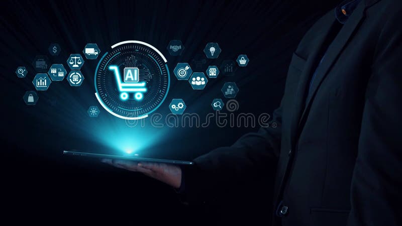 AI Ecommerce Shopping Technology with Data Analytic and Smart Retail ...