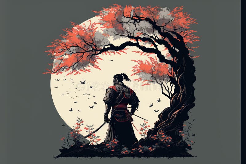 Warrior Under Moon Stock Illustrations – 75 Warrior Under Moon Stock ...