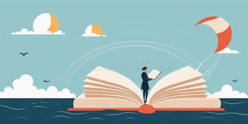 Learning is a Journey: Navigating the Sea of Knowledge Stock ...