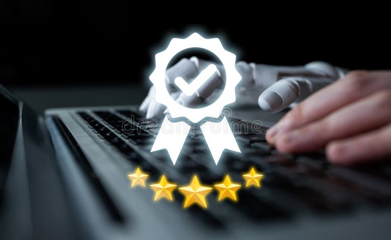 AI Verifying Product Quality through Smart Certification Latch Stock ...