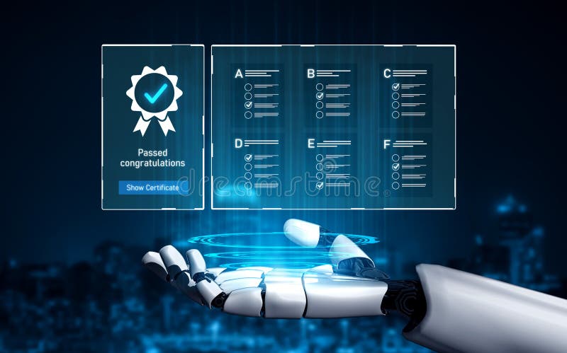 AI Verifying Product Quality through Smart Certification Vouch Stock ...