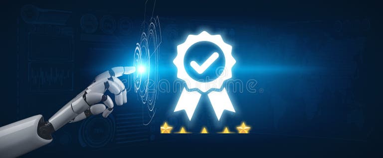 AI Verifying Product Quality through Smart Certification Vouch Stock ...