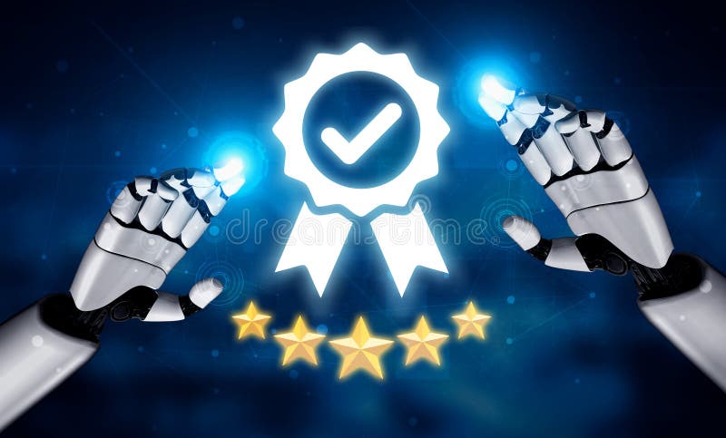 AI Verifying Product Quality through Smart Certification Vouch Stock ...