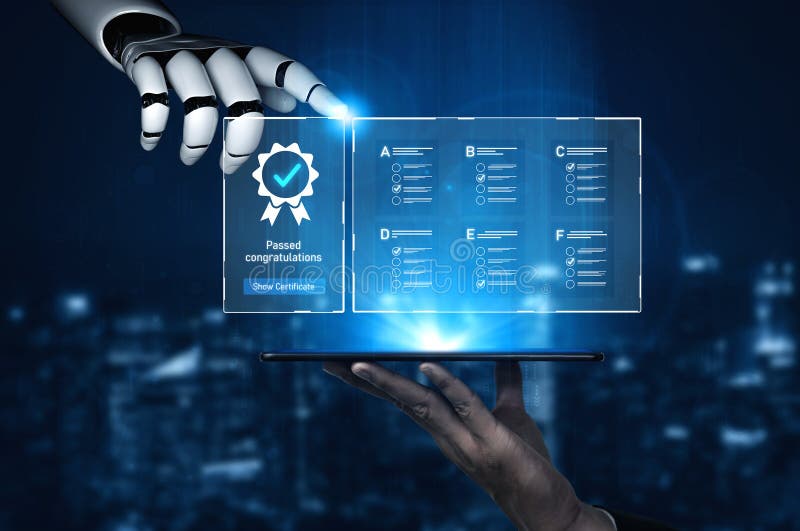 AI Verifying Product Quality through Smart Certification Vouch Stock ...