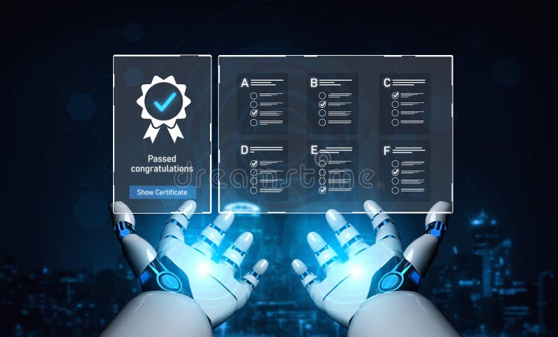 AI Verifying Product Quality through Smart Certification Vouch Stock ...