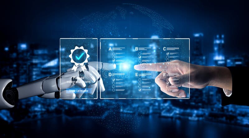 AI Verifying Product Quality through Smart Certification Vouch Stock ...