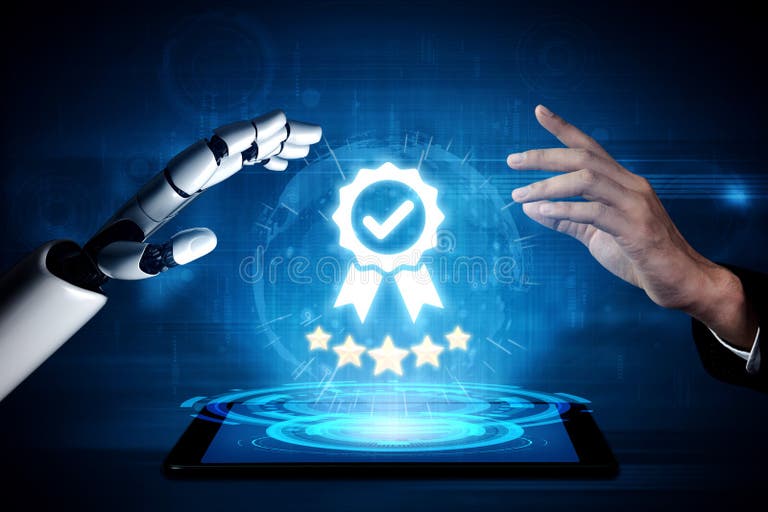 AI Verifying Product Quality through Smart Certification Vouch Stock ...