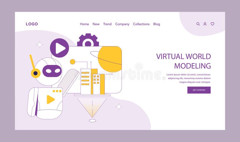 Ai for Video Creation. Flat Stock Vector - Illustration of creation ...