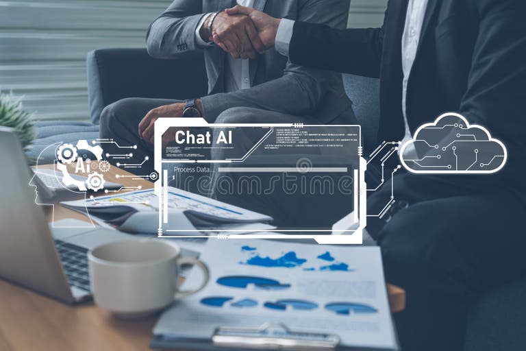 AI Virtual Assistant for Smarter Business Operations Vouch Stock Image ...