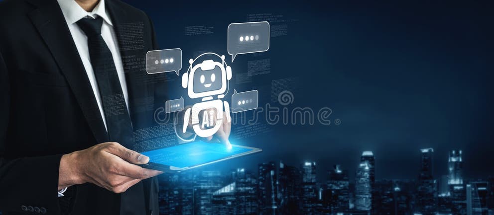 AI Virtual Assistant for Smarter Business Operations Vouch Stock Image ...