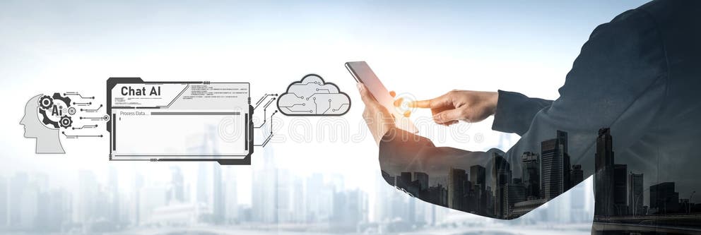 AI Virtual Assistant for Smarter Business Operations Vouch Stock Photo ...