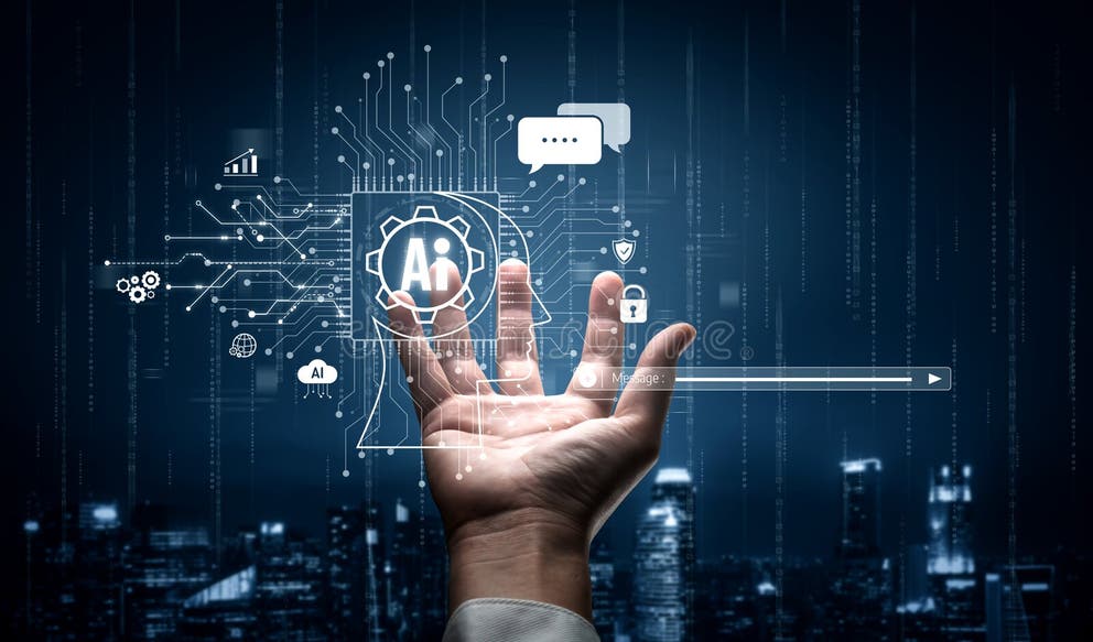 AI Virtual Assistant for Smarter Business Operations Vouch Stock Photo ...