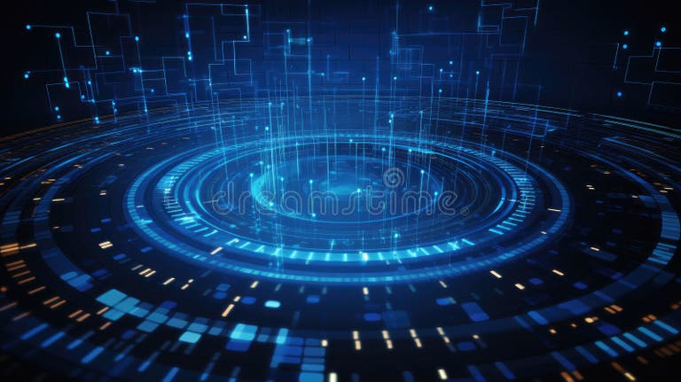 Visualizing Big Data Generated by an Clustering Algorithm in a 3D Circle Design Stock ...