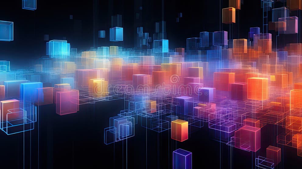 Data Cube Generated Ai Stock Illustrations – 759 Data Cube Generated Ai ...