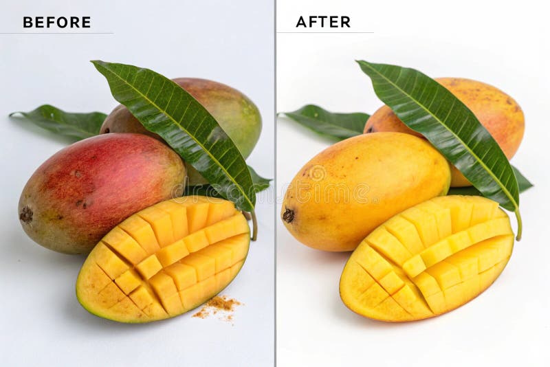 AI Watermark Remover Tool in Action - Mango Photo Example Stock ...