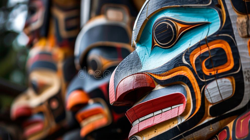 Alaska Native Mask Stock Illustrations – 580 Alaska Native Mask Stock ...