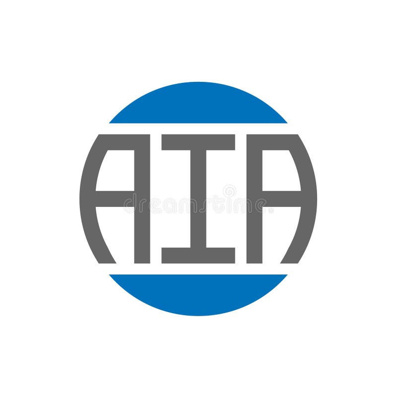 AIA Letter Logo Design on White Background. AIA Creative Initials ...