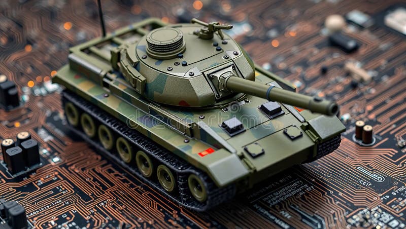 AIControlled War Machine Microchip Manufacturing the Future of Warfare ...