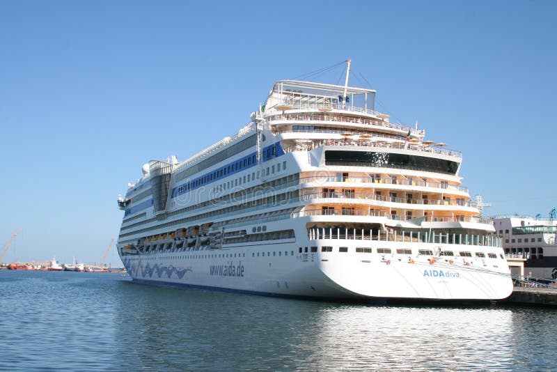 Aida statek wycieczkowy fotografia editorial. Obraz złożonej z ...