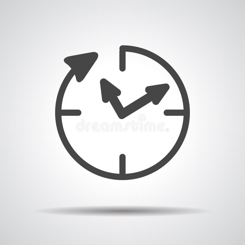 24 Aides D'heure, Icône D'horloge Illustration de Vecteur ...