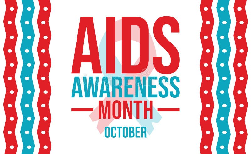 AIDS Awareness Month Banner Featuring Modern Patterns for December 2024 ...