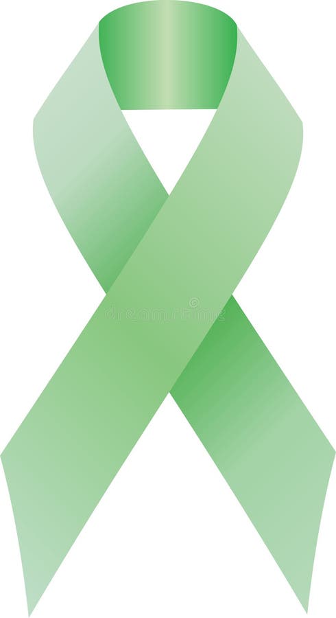 Green/Teal Charity ribbon stock photo. Image of food - 10739508