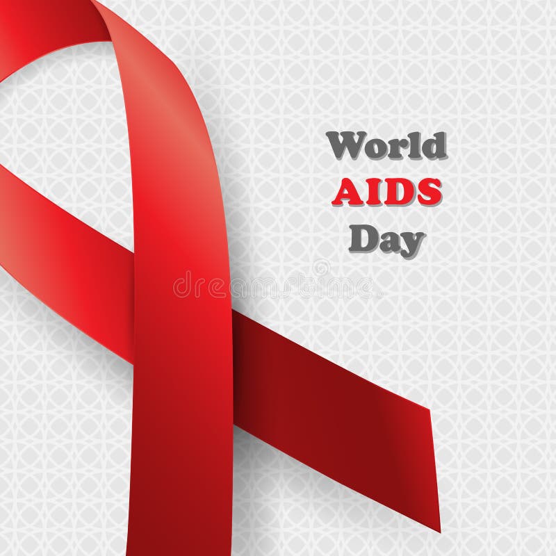 Aids Awareness. World Day Concept. Stock Vector - Illustration of hope ...