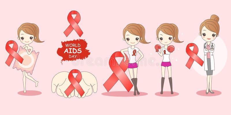 Cartoon Aids Ribbon Stock Illustrations – 376 Cartoon Aids Ribbon Stock ...