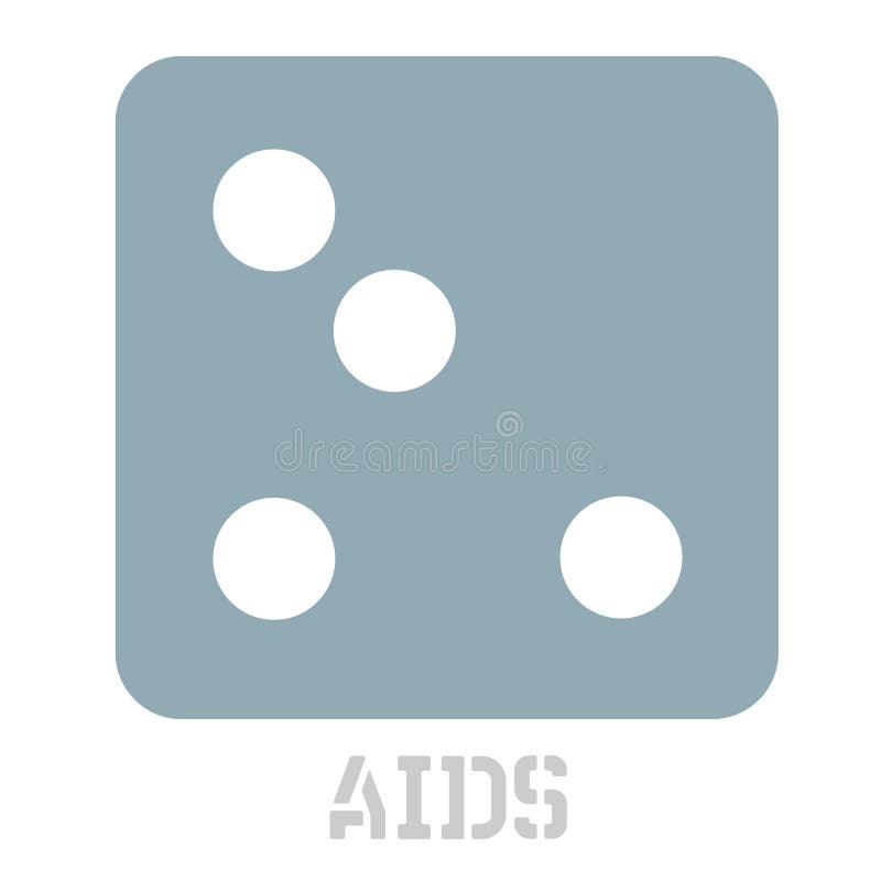 Aids Conceptual Graphic Icon Stock Vector - Illustration of design ...