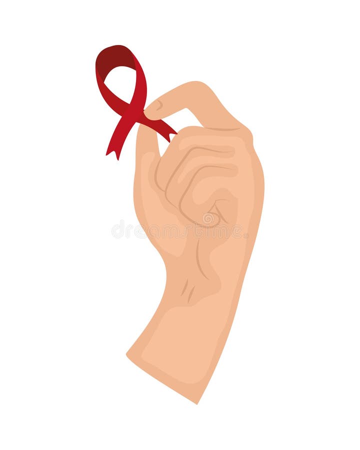 Hand Up with Ribbon Massage To Juneteenth Celebrate Stock Vector ...