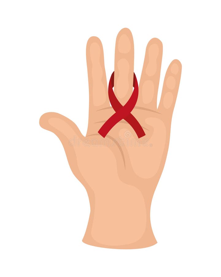 Hand Up with Ribbon Massage To Juneteenth Celebrate Stock Vector ...