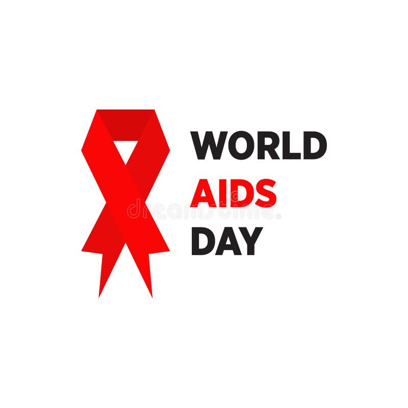 Aids Day Logo Design Template Stock Vector - Illustration of healthy ...