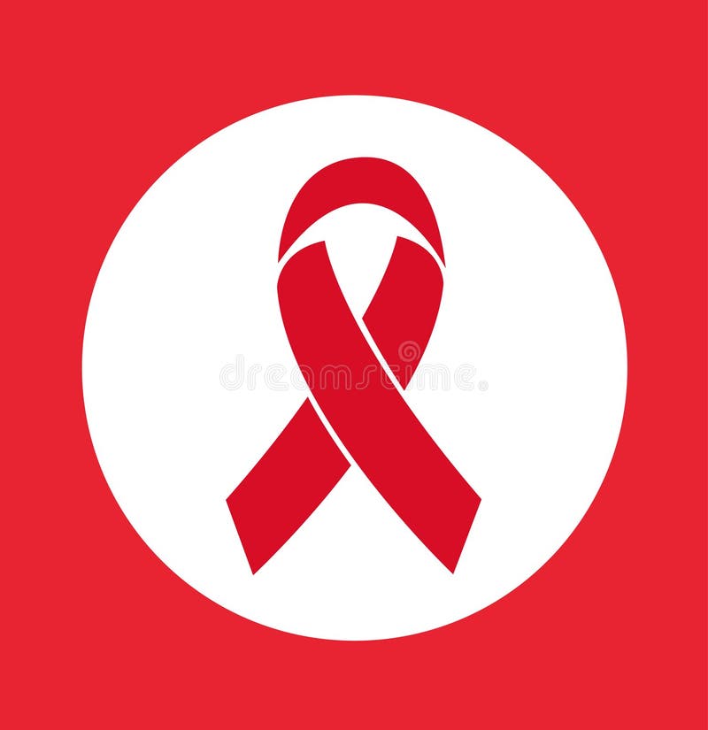 HIV/AIDS Icon. Trendy Modern Flat Linear Vector HIV/AIDS Icon on Stock ...